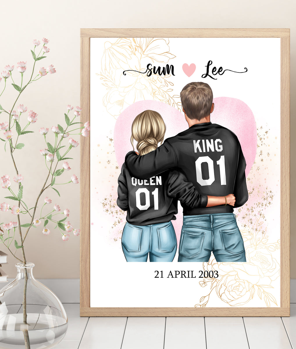 Personalised COUPLE Prints – ArgsRepublic